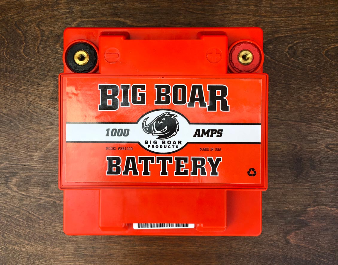 Big Boar Battery 1000, 6 3/4"L x 7"T x 5"W – Big Boar Products